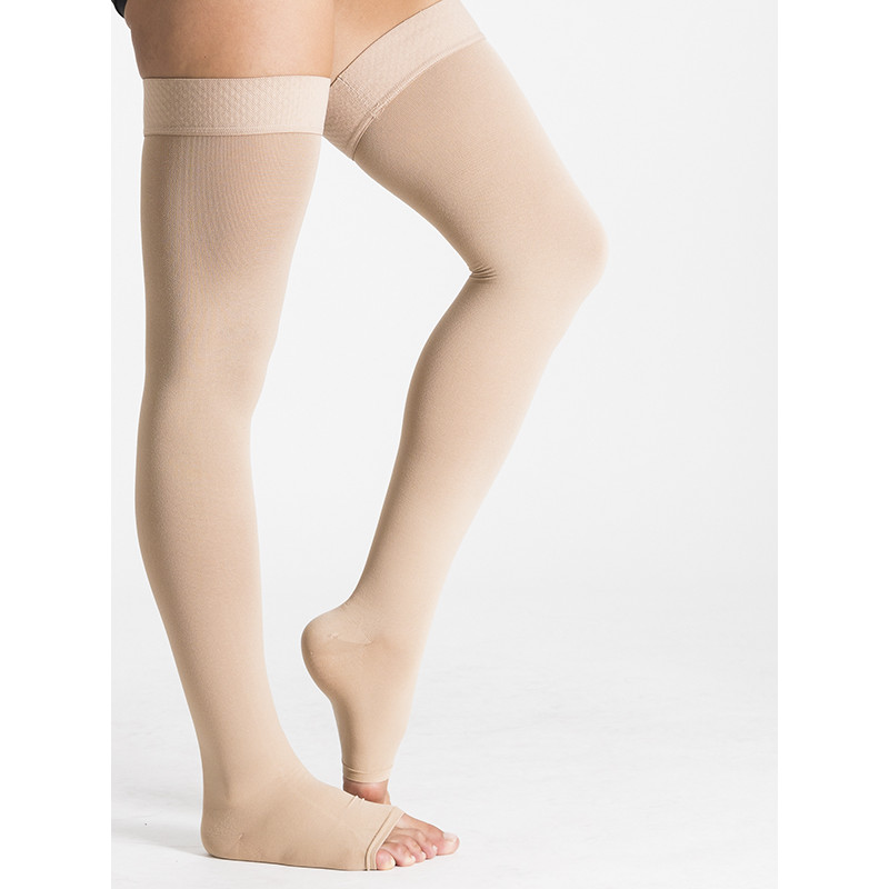 Ciorapi compresivi medicinali clasa II, pana la coapsa, compresie 23-32 ...